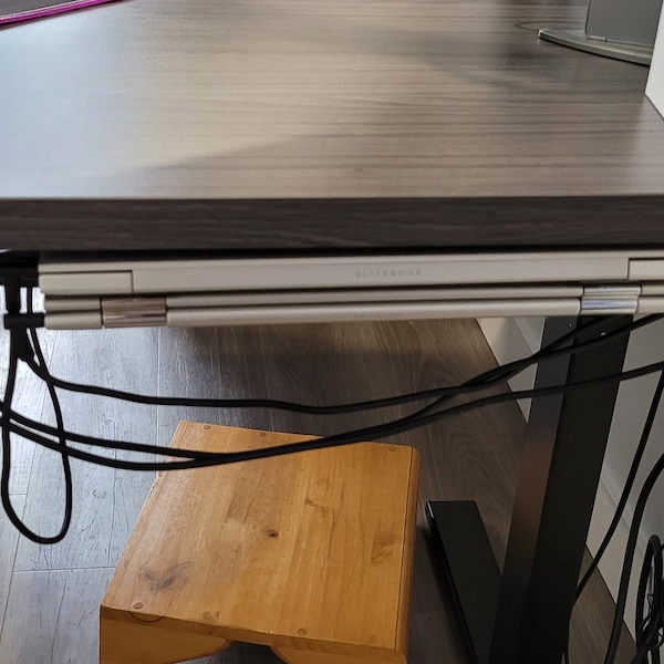 Under Desk Double Decker Laptop Holder Mount | Fits Double the Laptops ...