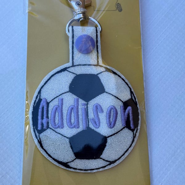 Football Keychain, Football Team, Football Team Bag Tag, Football Bag ...