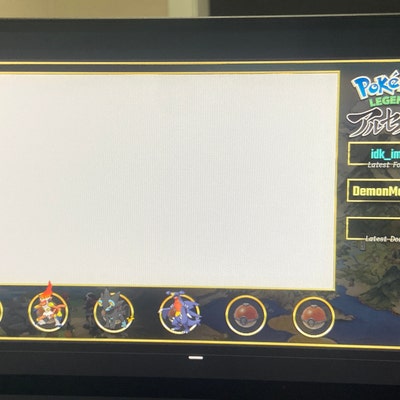 Pokémon Heartgold Overlay/layout for Youtube/twitch - Etsy