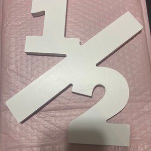 Two Sign Photo Prop 2nd Birthday Sign two in - Etsy