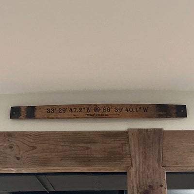 Custom Barrel Stave, Barrel Stave With Last Name, Personalized Stave ...