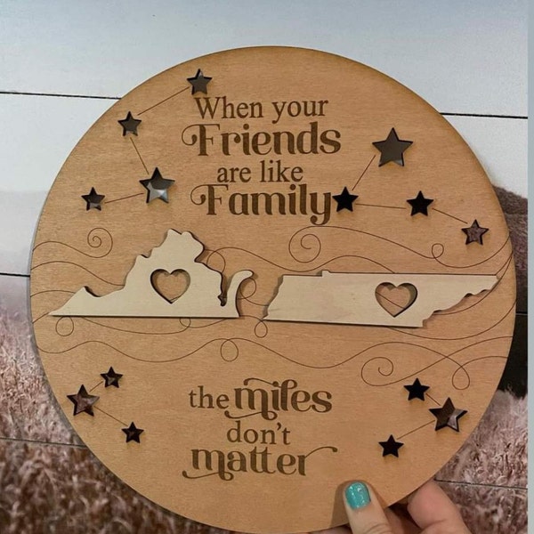 Togetherness|sign|ornaments| Miles Don't Matter | Family Magnet or ...