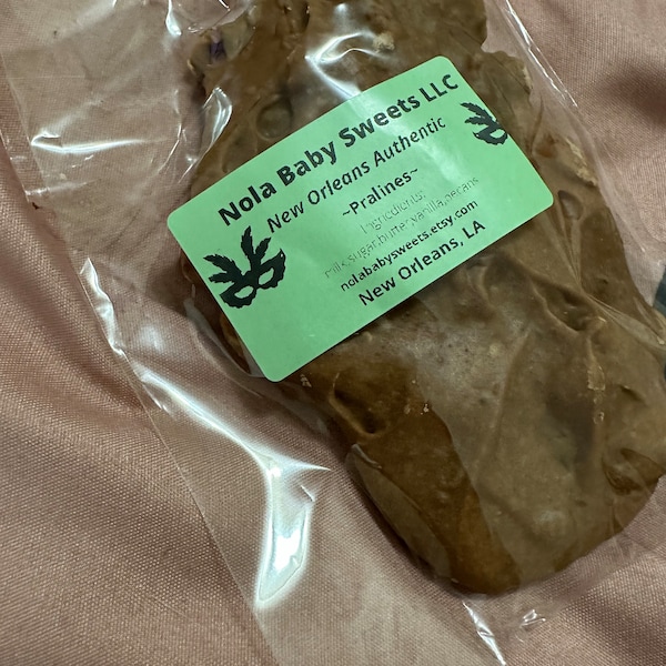 New Orleans Authentic Mini Pralines/pecan Candy Individually Wrapped ...