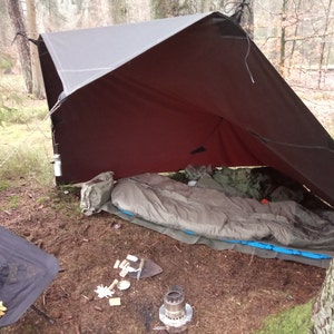 Artisanal Bushcraft Oilskin Tarp Handmade Waxed Cotton Canvas | Etsy
