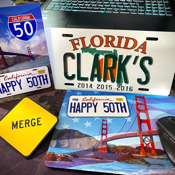 Florida Sunshine State - USA Custom Metal License Plate, Americana, US ...