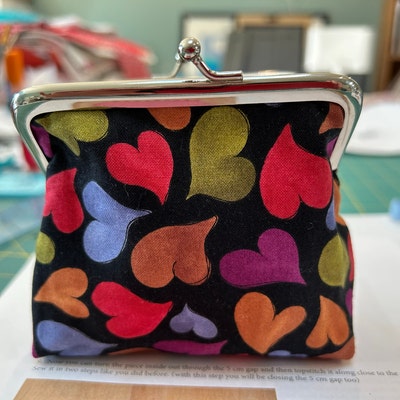 Coin Frame Purse Pattern, Pdf Sewing Pattern for Metal Frame Pouch ...