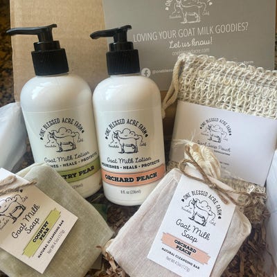 Bulk Goat Milk Lotion Set Hand Cream Multi Pack Goat Milk Body Lotion ...