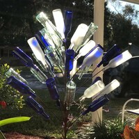 The haint Chaser Glass Bottle Tree by Cubby's - Etsy