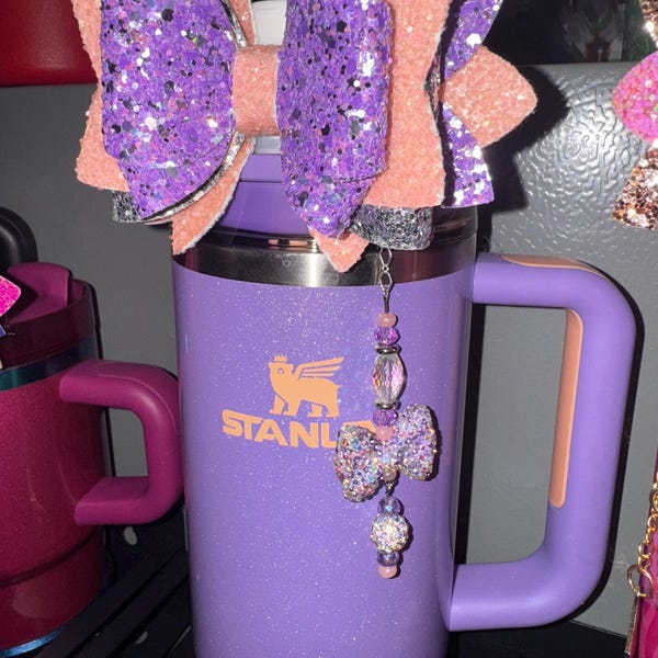 Deep Purple Stanley Bracelet Stack Accessories - Purple With Teal - Etsy