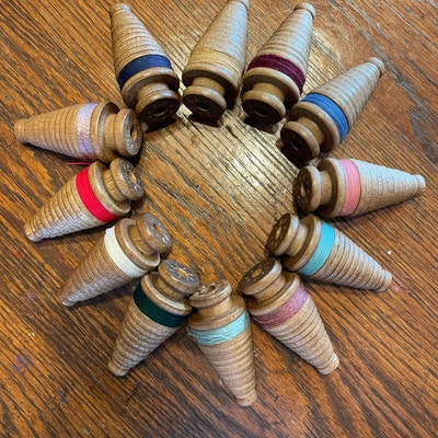 Christmas Tree-shaped Cop Shuttle Bobbin, Set of 12, 3 Tall - Etsy