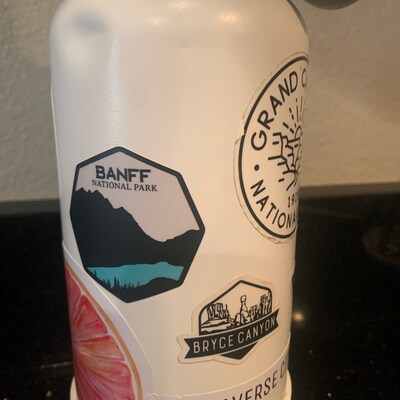 Banff National Park Sticker Multiple Sizes Bumper Sticker Water Bottle ...