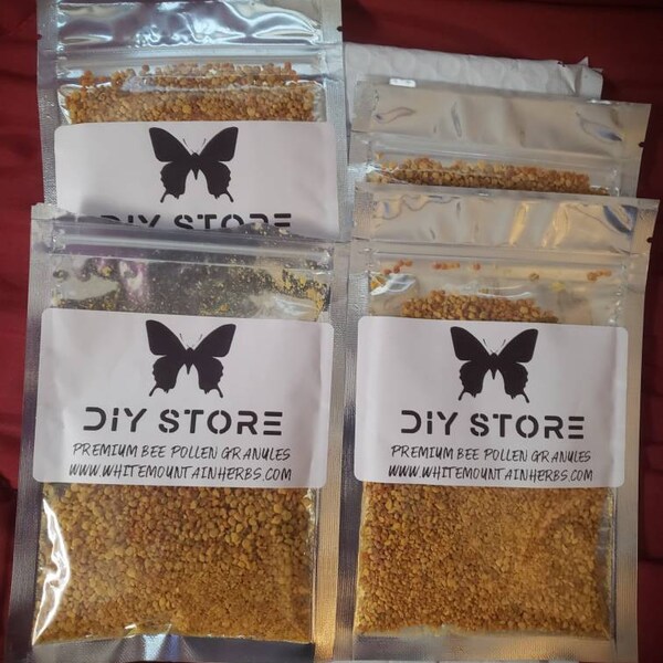 Bee Pollen Wild Crafted Raw ~ Granules ~ All Natural Edible - Etsy