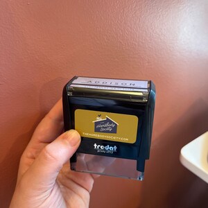 Monthly Habit Tracker Stamp Planner Stamp Stamp for | Etsy