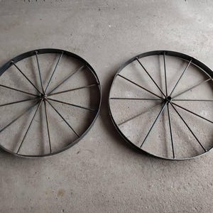 2) a PAIR of 36" Wagon Wheels. - Etsy