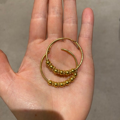 22k Solid Gold Bangle-solid Gold Rajwada Bangle Gold Bangle-handcrafted ...