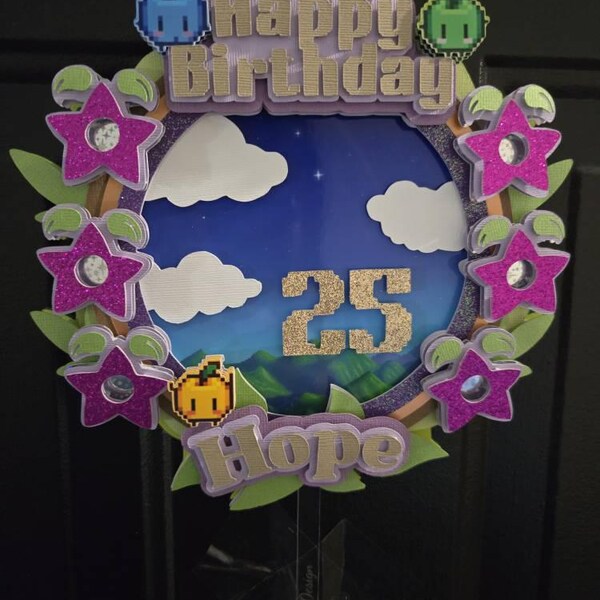 Stardew Valley | Star Drop | Stardew Valley Game | Gamer Cake Topper ...