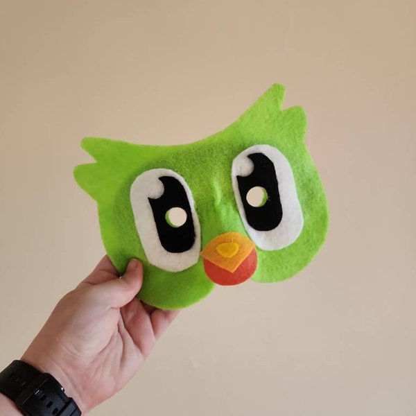 Duo-green Bird Face Mask~ Lingo~eye Mask~ Halloween Costume~ Green Bird ...