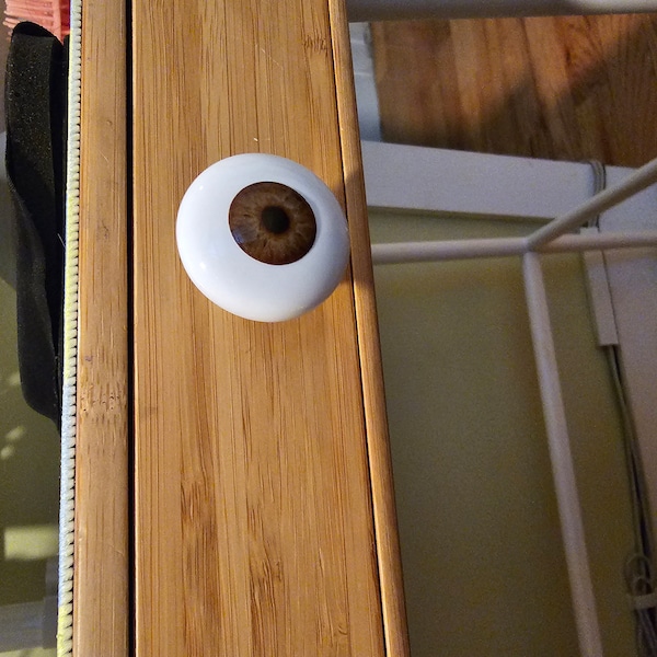 Eye Drawer & Cabinet Pulls: Handmade Ceramic Eyeball Knobs, Strange ...