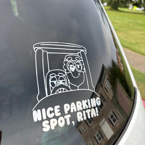 Mifffy Bunny Tramp Stamp Decal Cute Car Sticker Cute Bumper Sticker ...