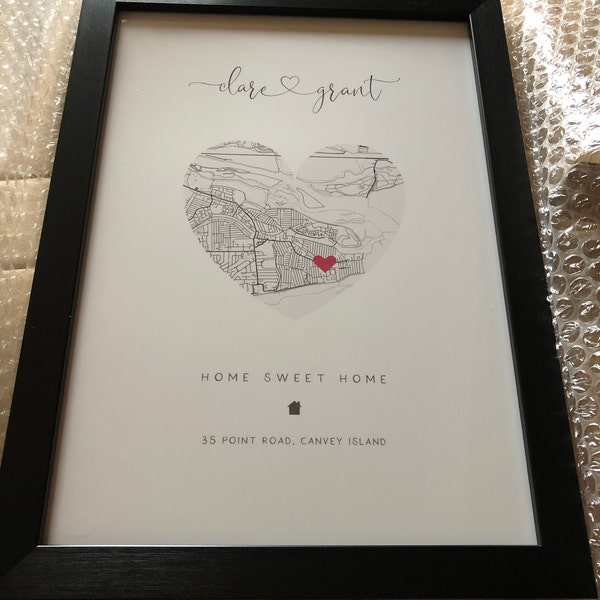 New Home Print | New Home Gift | First Home Print | First Home Print ...