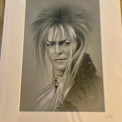 Limited Print of My Drawing of Jareth From Labyrinth - Etsy