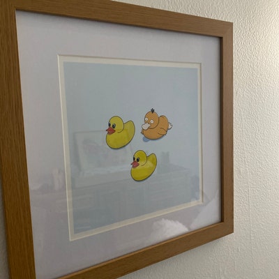 Pokemon Print, Pokemon Poster, Kawaii Psyduck Anime Wall Art, Inspired ...