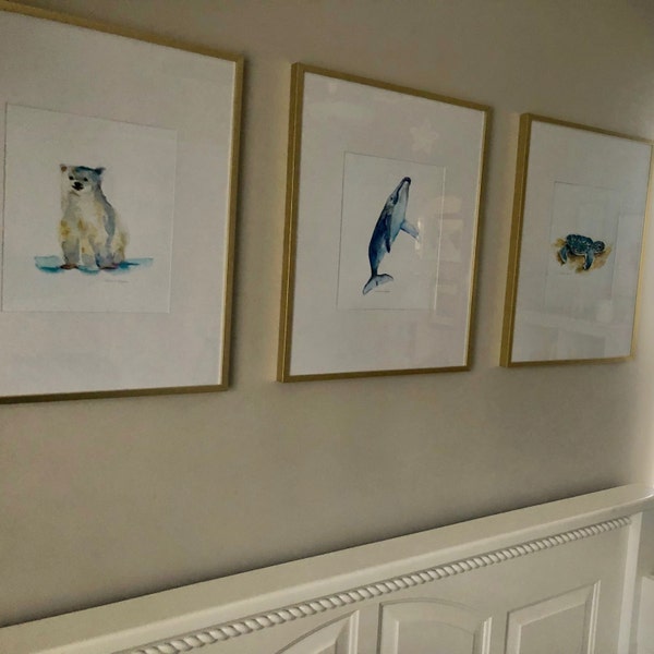 Baby Okapi Art, Okapi Watercolor Painting, Giclee Print, Nursery Animal ...