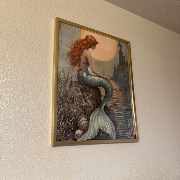 Frame TV Art ~ Belle | Beauty & the Beast | Fairytale Castle Landscape ...