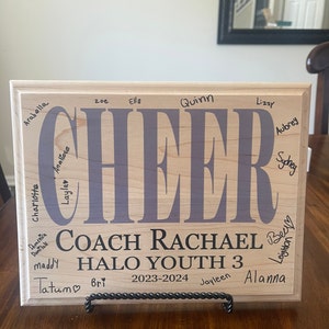 Lacrosse Coach Gift PERSONALIZED Signable Coach's Plaque Sign LAX Team ...