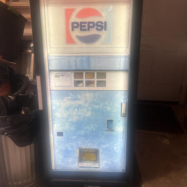 Vintage Vending Machine Fridge Wrap for Side by Side Refrigerator ...
