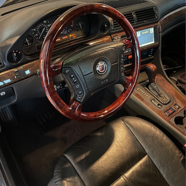 Mercedes W201 Interior Shifter Frame Zebrano Wood Shifter Console ...