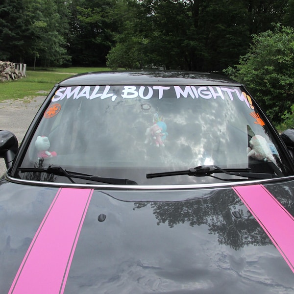 Custom Windshield Decals Word and Number Car Truck Window Custom ...