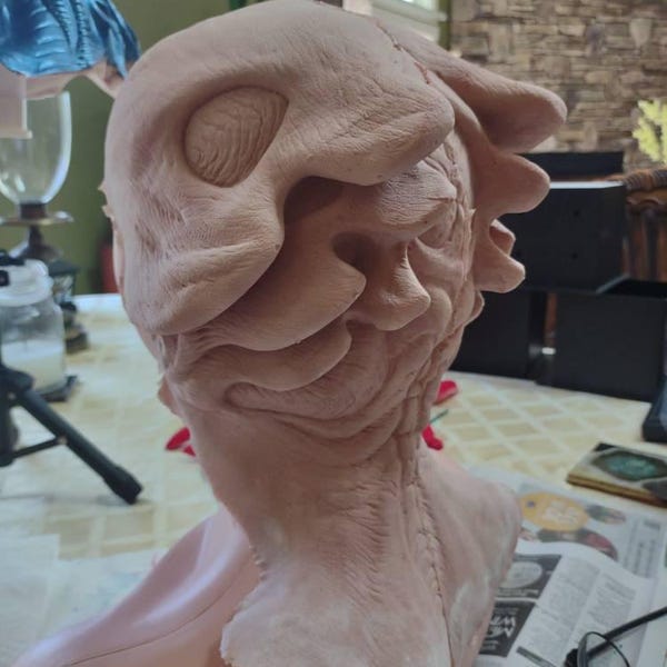 Evil Clown - Foam Latex Prosthetic (UNPAINTED) - Etsy