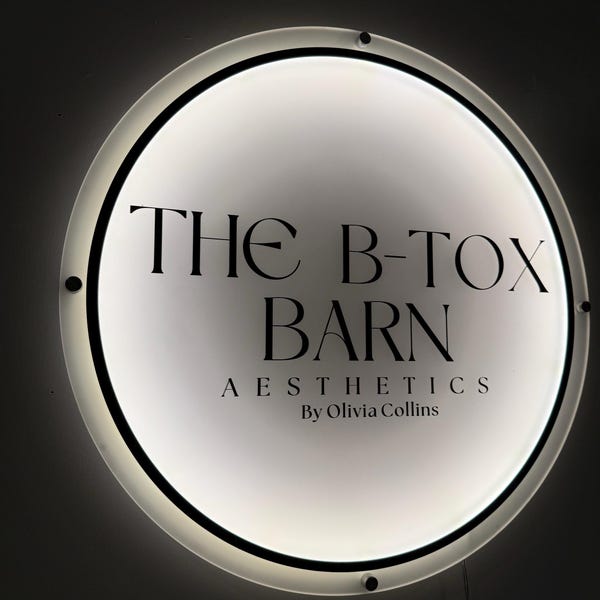 Custom Neon Logo, Acrylic Business Sign, Backlit LED Sign, Beauty Bar ...