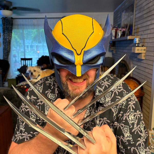 Armored Wolverine Helmet HQ Resin - Etsy
