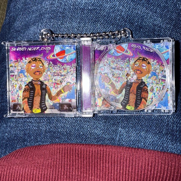 Custom Mini Album CD Keychain With NFC, Personalized Retro Music Gift ...