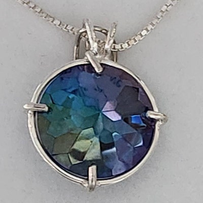 Amethyst Star of David Vogel Crystal Necklace Pendant .925 SS ...