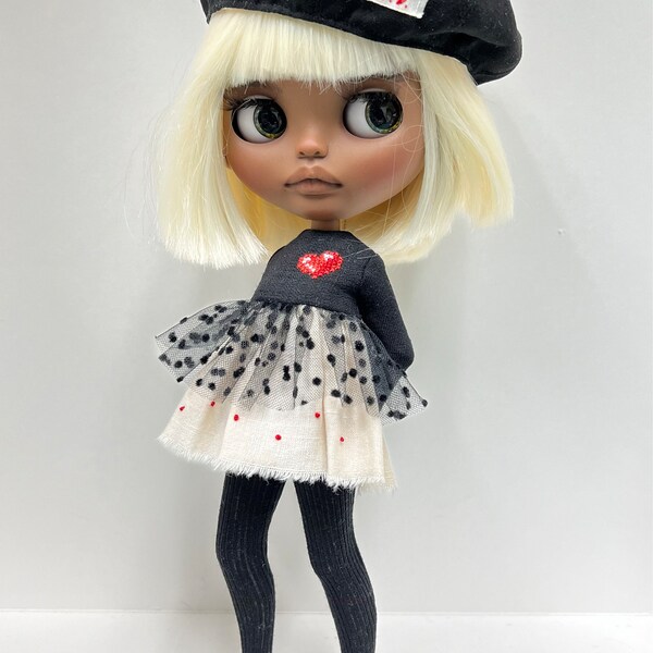 Patchy Dress for Blythe, Blythe Dress, Blythe Clothes, Top Lace Blythe ...