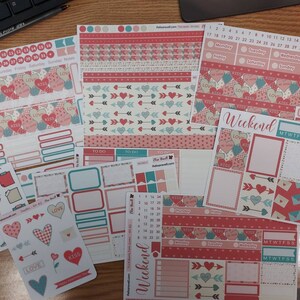 Custom Script Sticker Sheet Planner Stickers Choose Your | Etsy