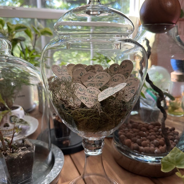Plantable Wedding Favor Seed Paper Heart Favor Bulk Seed Wedding Favor ...