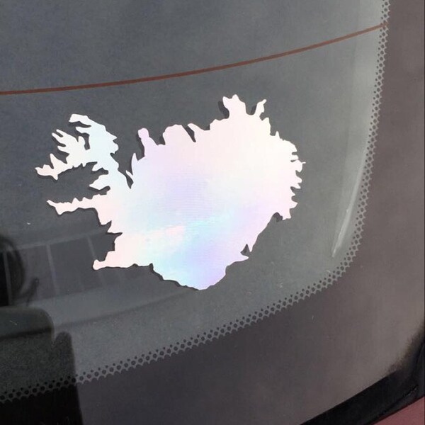 Iceland Country State Outline Vinyl Decal Sticker - Etsy