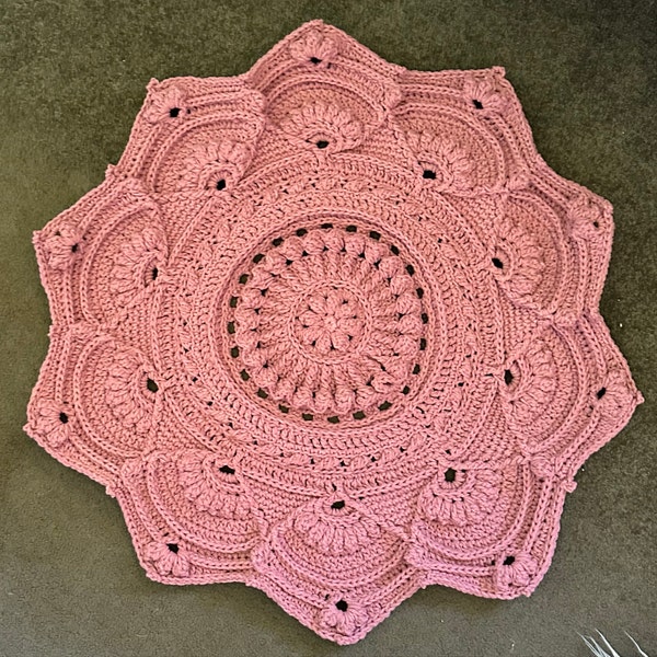 CROCHET PATTERN ~ Crochet Rug Pattern, Floor Rug Pattern, Floor Mat ...