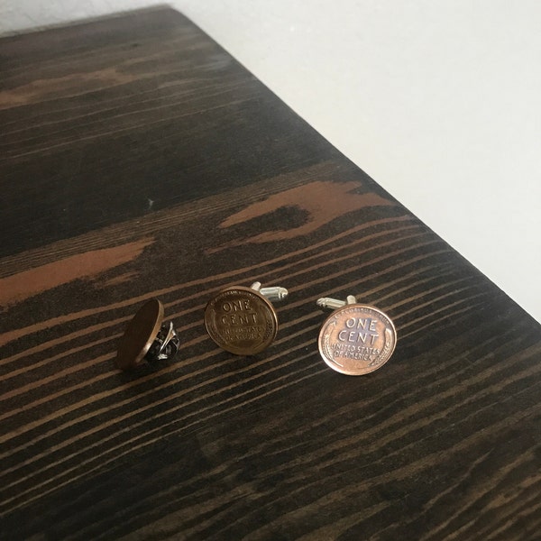 Abe Abraham Lincoln Penny Log Cabin Coin Cufflinks 2009 - Etsy