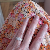 Tribal Ruby Ring, Created Ruby, Red Vintage Ring, Horizontal Ring ...