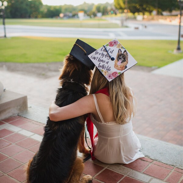 Painted Graduation Caps, Hand Painted Grad Cap, Custom Graduation Cap ...