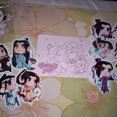 MDZS Sticker 10pc Pack / Mo Dao Zu Shi Stikers - Etsy