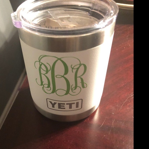 Gavel Monogram Decal - Etsy