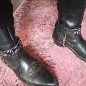 CUSTOMIZABLE Custom Leather Boot Harness Set - Etsy