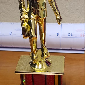 Music Note Trophy With 3 Lines of Custom Text 5 Tall | Etsy