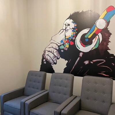 Monkey Decal Graffiti Style Gaming Playroom Graffiti Wall Sticker ...